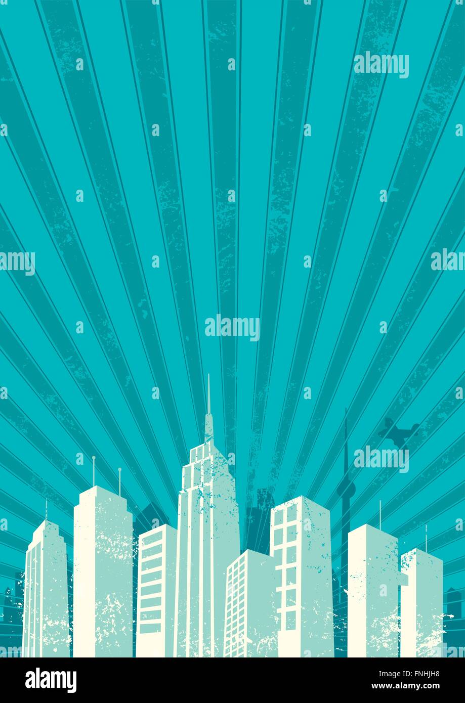Urban scene vintage Stock Vector Images - Alamy