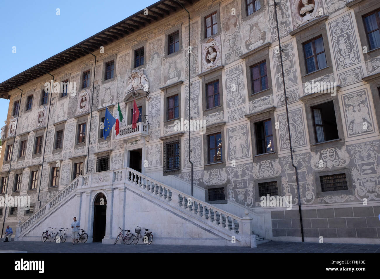 Building of Pisa Superiore University on Piazza dei Cavalieri (Palazzo ...
