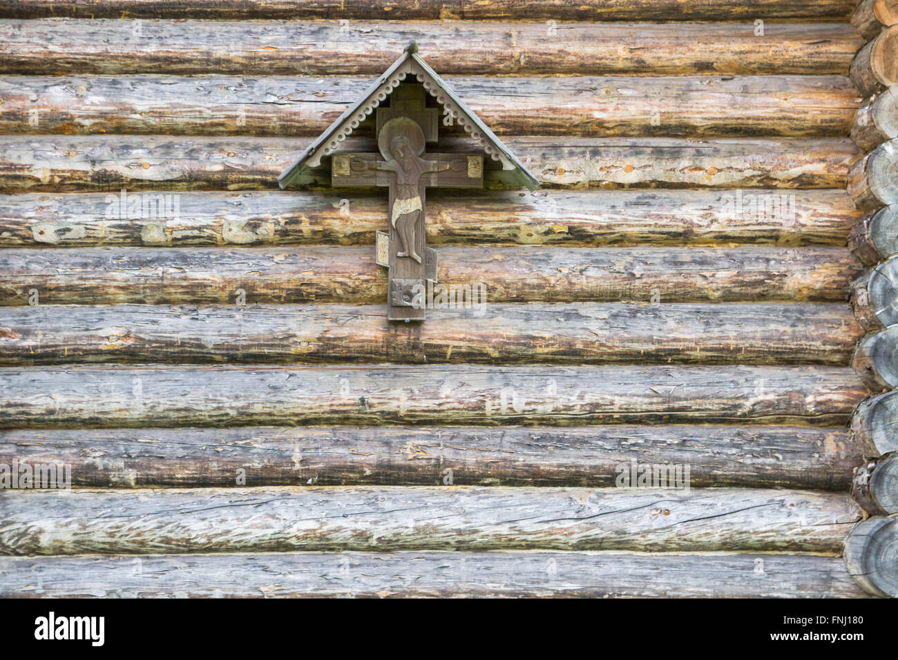 Cross on a house wall hi-res stock photography and images - Alamy