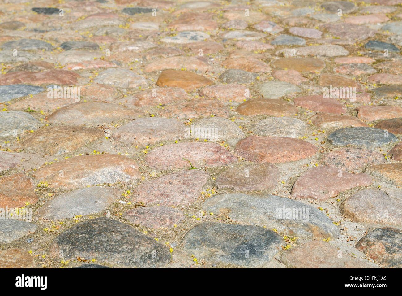 The road is paved with large stone Stock Photo - Alamy