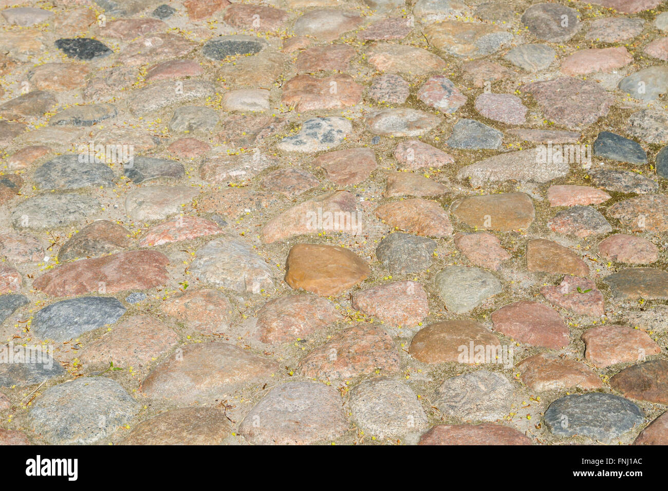 The road is paved with large stone Stock Photo - Alamy