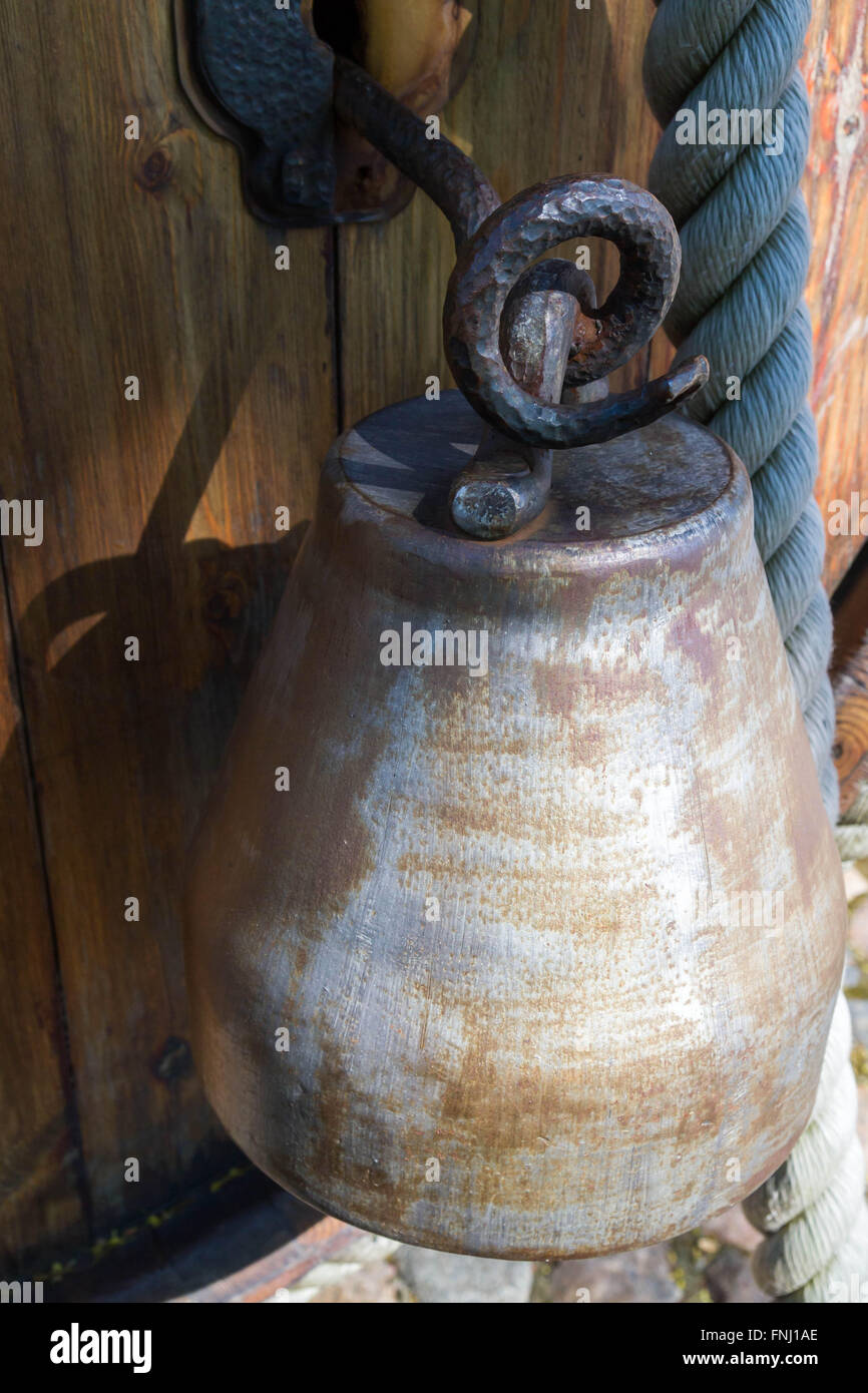 Ancient metal bell on a submarine Stock Photo - Alamy