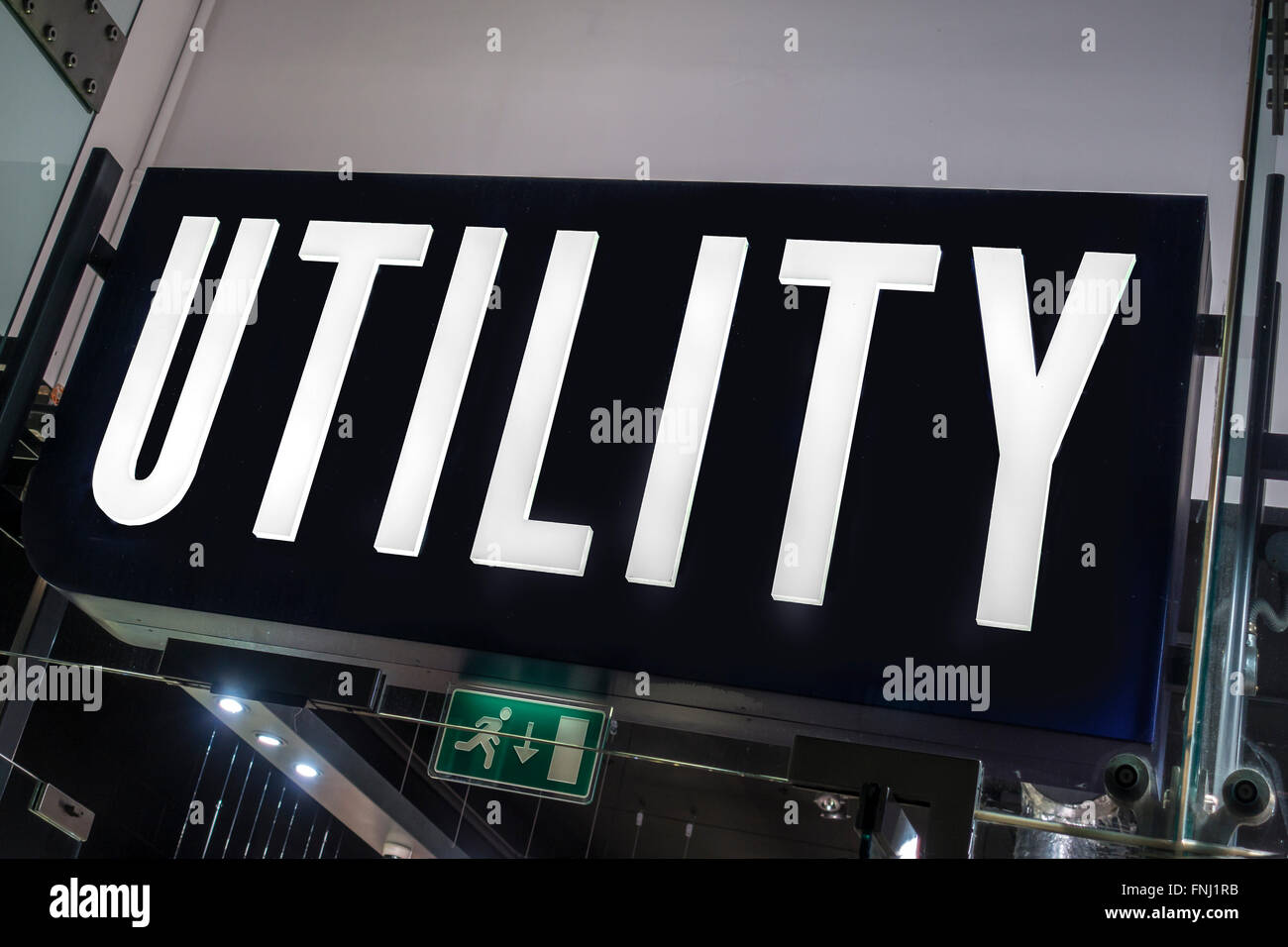 Utility High Street Store Liverpool One Lancashire Stock Photo - Alamy