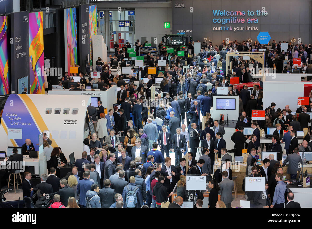 Ibm hanover trade fair hi-res stock photography and images - Alamy