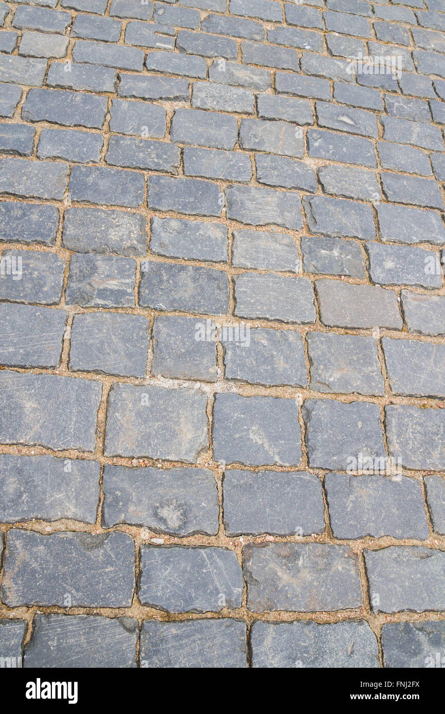 The road is paved with large stone Stock Photo - Alamy