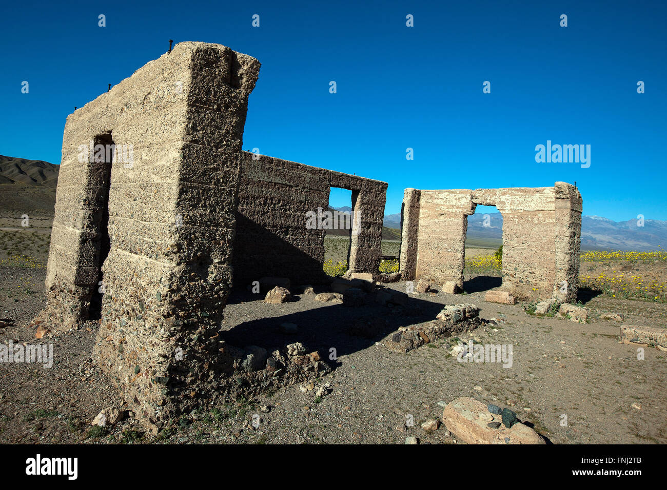 Ashford Mill ruins, Death Valley National Park, California, United ...