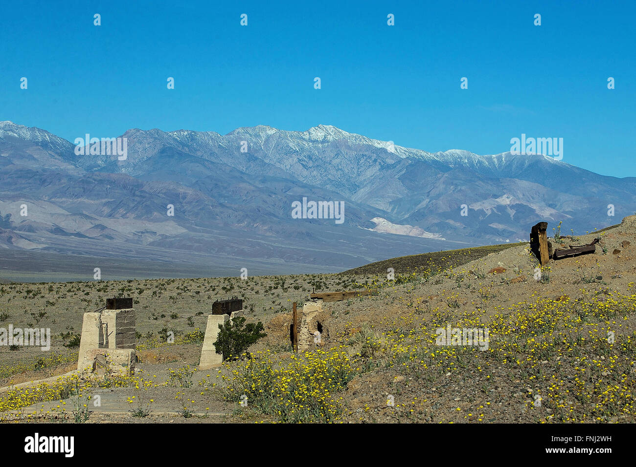 Ashford Mill ruins, Death Valley National Park, California, United ...
