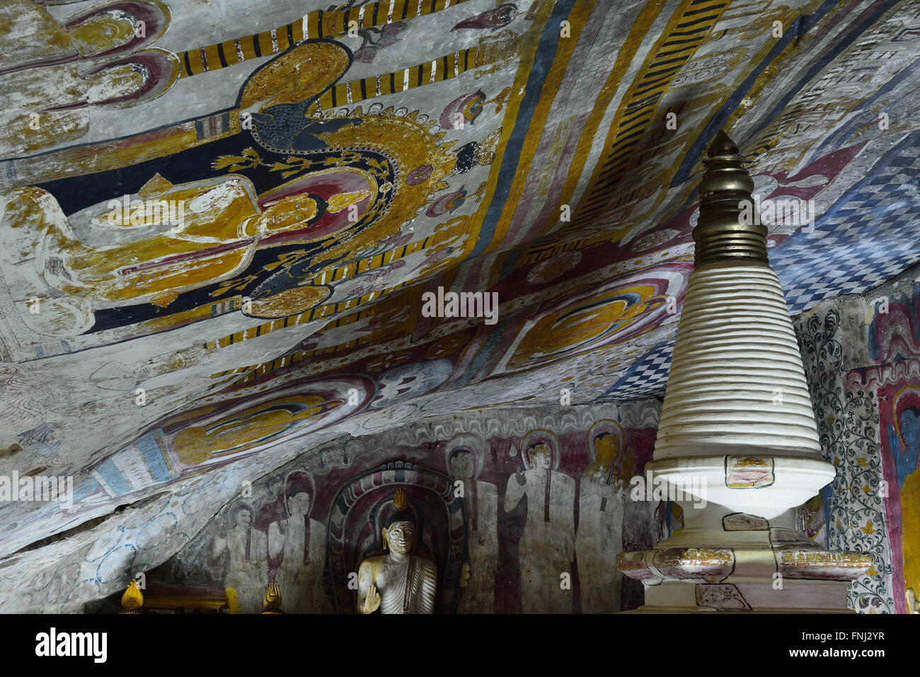 Praying buddha inside stupa hi-res stock photography and images - Alamy