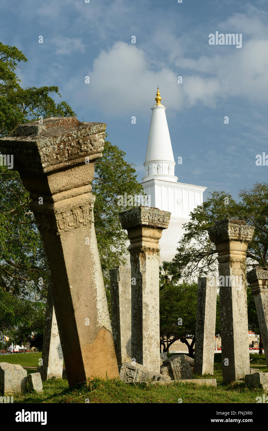 Anuradhapura ruin, historical capital city of the Sinhalese Buddhist ...