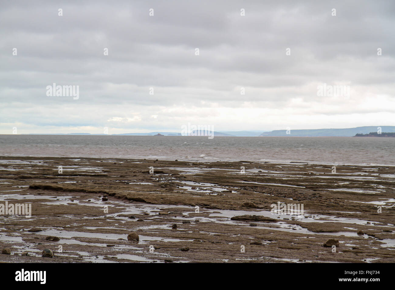 The Bay of Fundy has the highest tides in the world. Here at Burntcoat ...