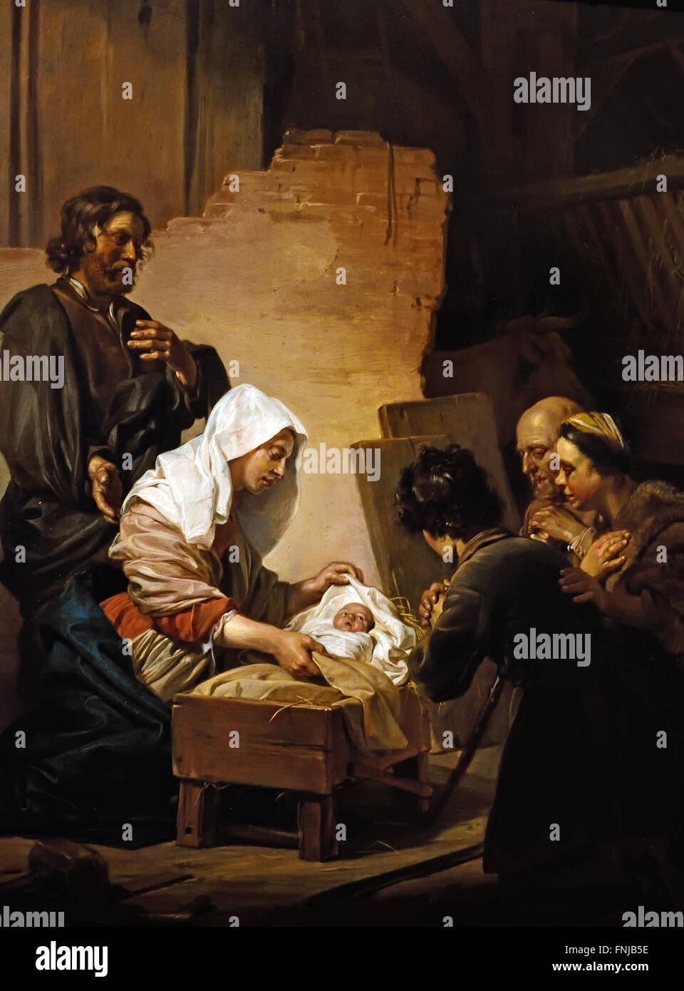 The Adoration of the Shepherds 1665 Jan de Bray 1627 - 1697 Dutch ...