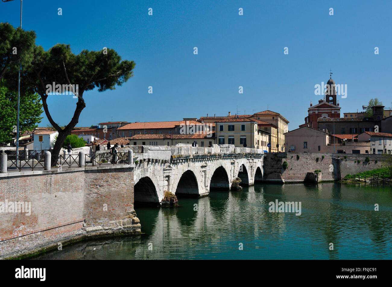 Rimini bridge hi-res stock photography and images - Alamy