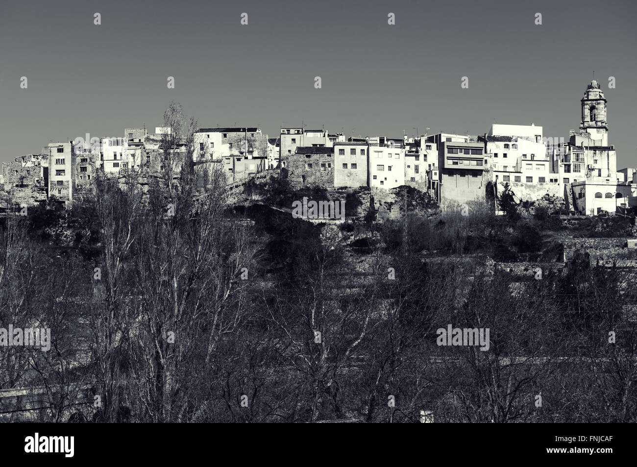 La Senia skyline Stock Photo - Alamy