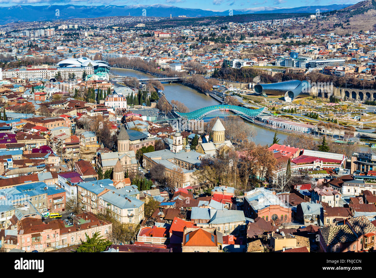 Aerial view of tbilisi hi-res stock photography and images - Alamy