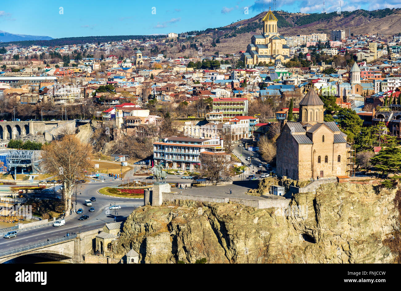 Aerial view of tbilisi hi-res stock photography and images - Alamy