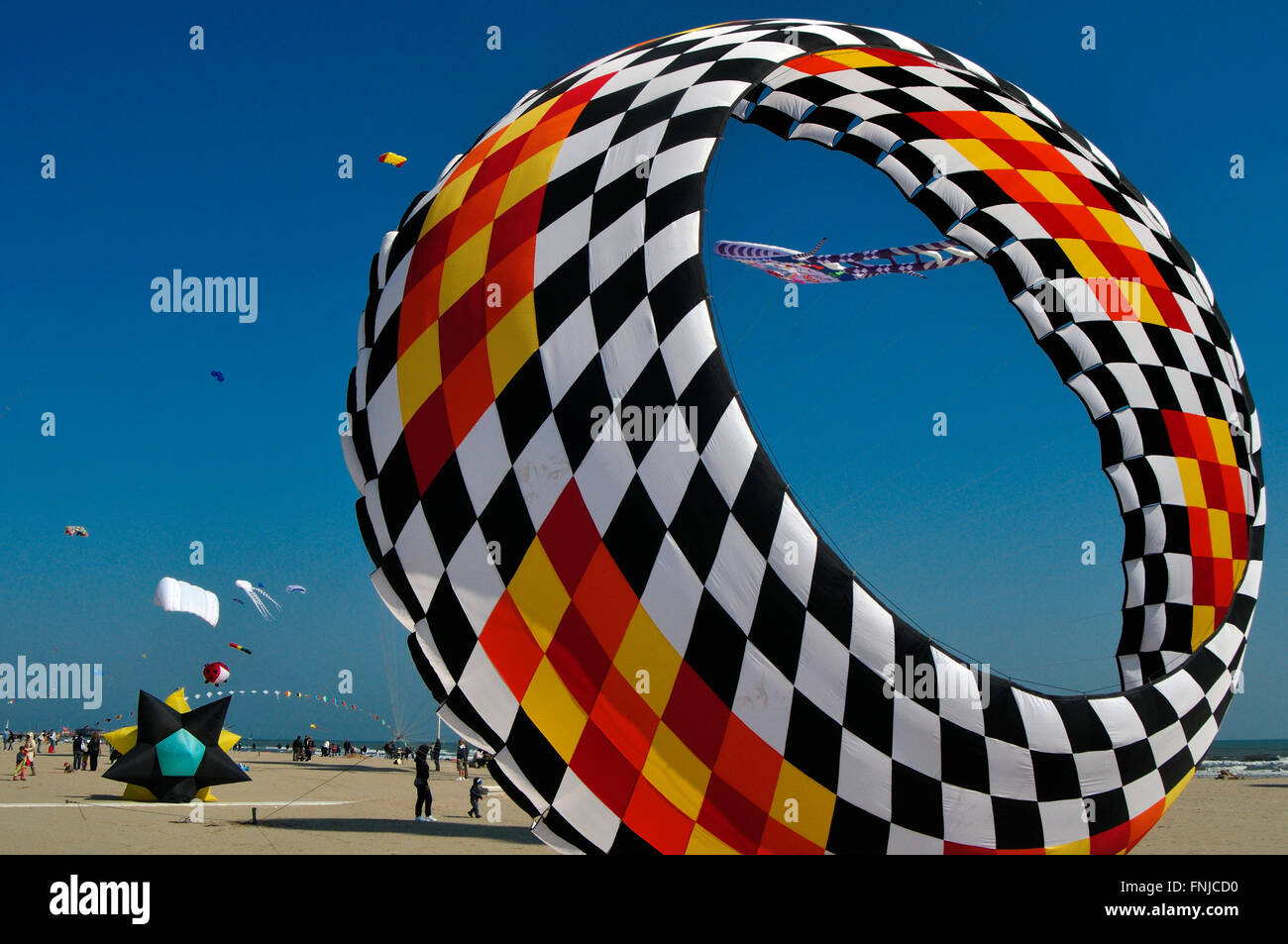 Italy, Emilia Romagna, Rimini, International Kite Festival, Kites ...