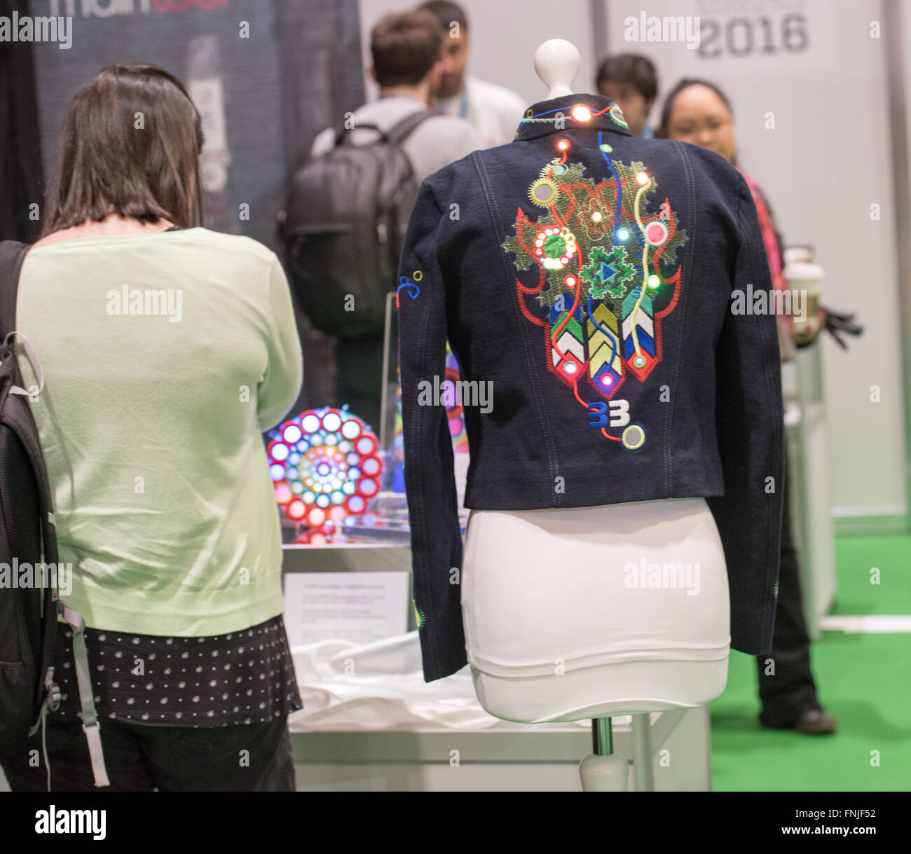 London, UK 15th March 2016, Wearable Technology Show, The latest in ...