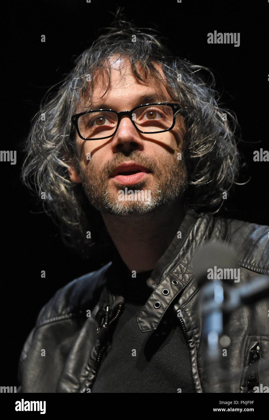 Cologne, Germany. 12th Mar, 2016. British author and concert pianist ...