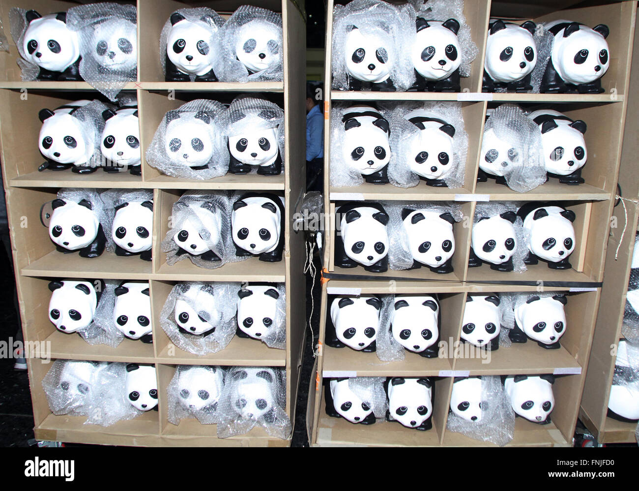 Bangkok, Thailand. 15th Mar, 2016. The 1600 Pandas exhibition by French ...