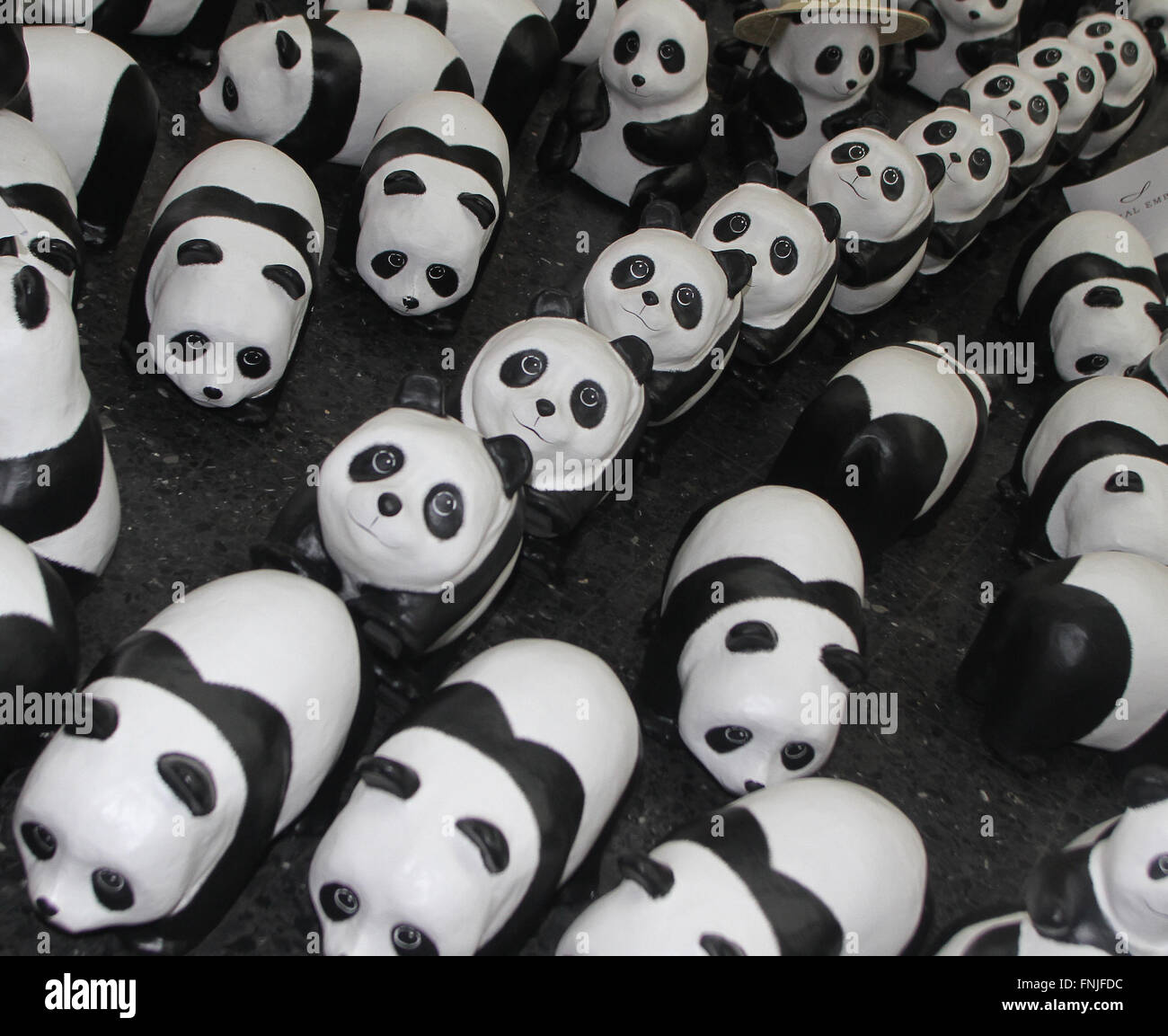 Bangkok, Thailand. 15th Mar, 2016. 1600 Pandas exhibition by French ...