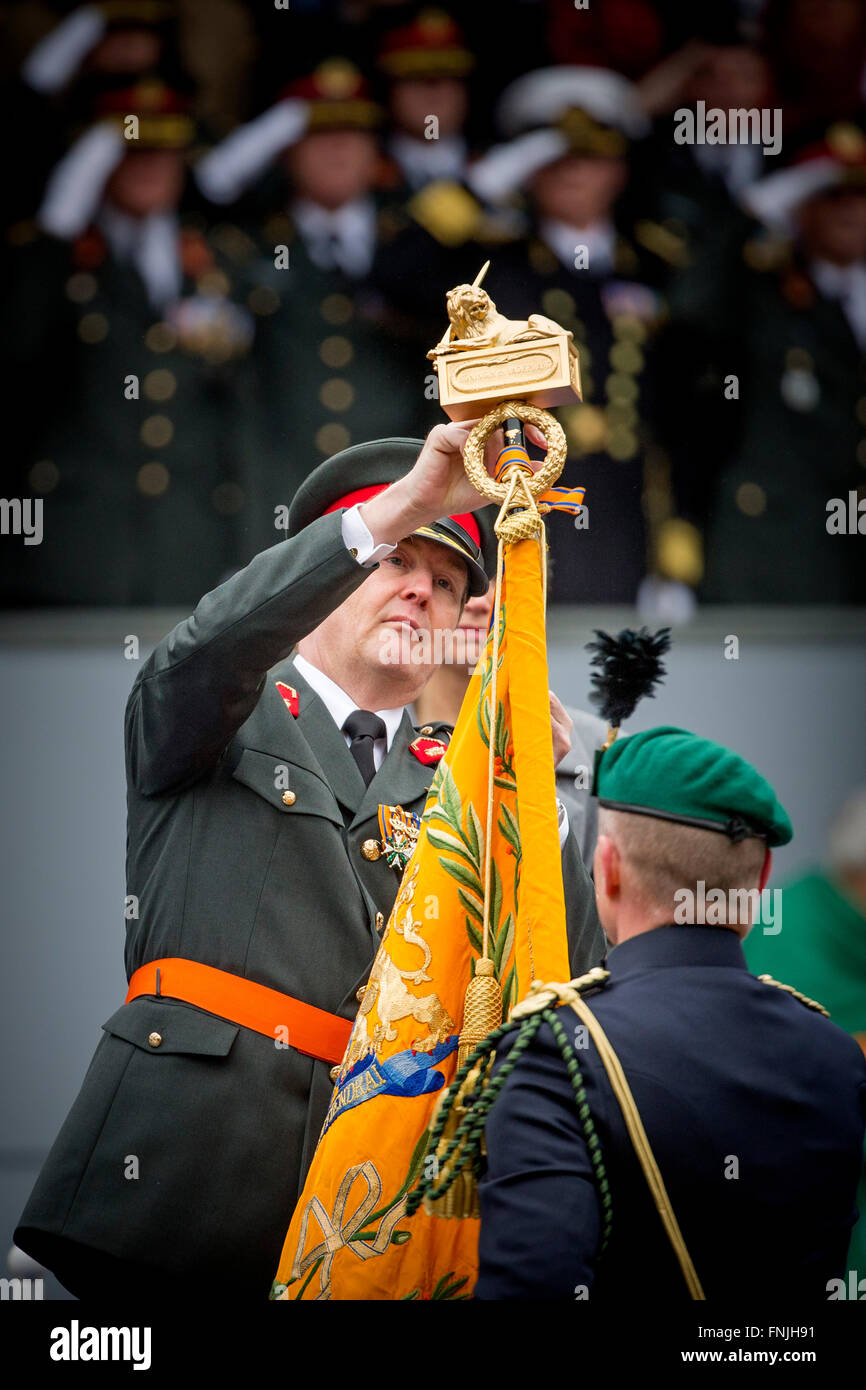 The Hague, The Netherlands. 15th Mar, 2016. King Willem-Alexander and ...