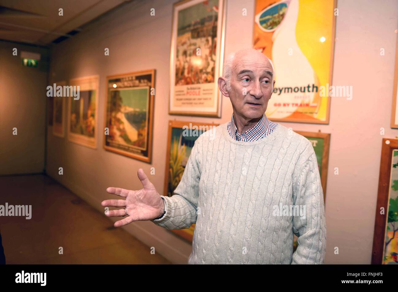 Paul Atterbury, British antiques expert and TV presenter, at the press ...