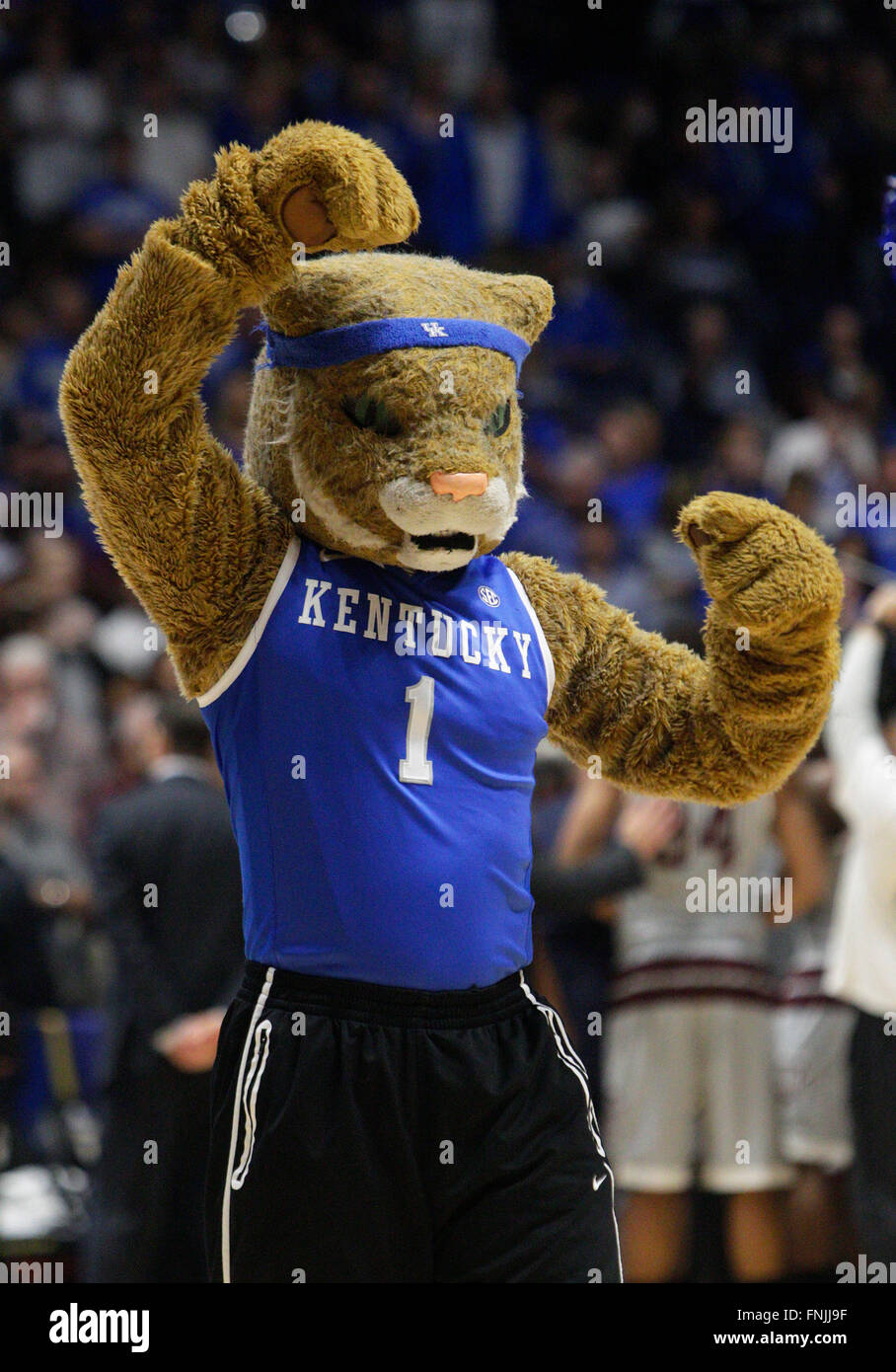 Overtime. 13th Mar, 2016. The Kentucky mascot performs during the SEC ...