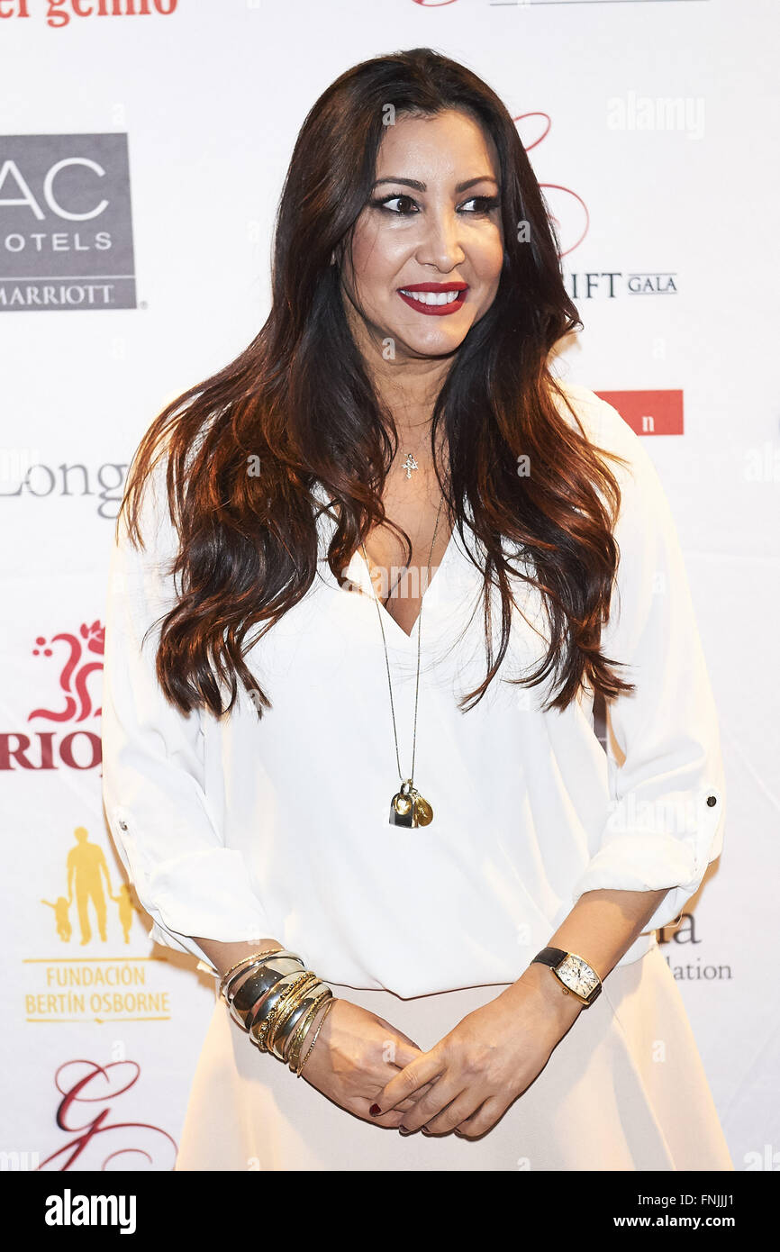 Madrid, Spain. 15th Mar, 2016. Maria Bravo attended the Presentation of ...