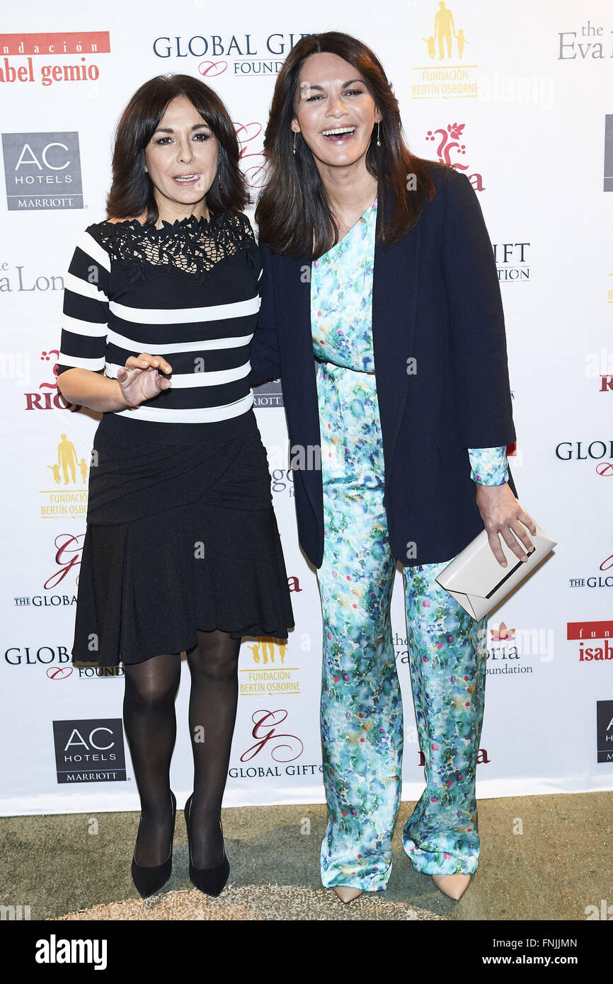 Madrid, Spain. 15th Mar, 2016. Isabel Gemio, Fabiola Martinez attended ...
