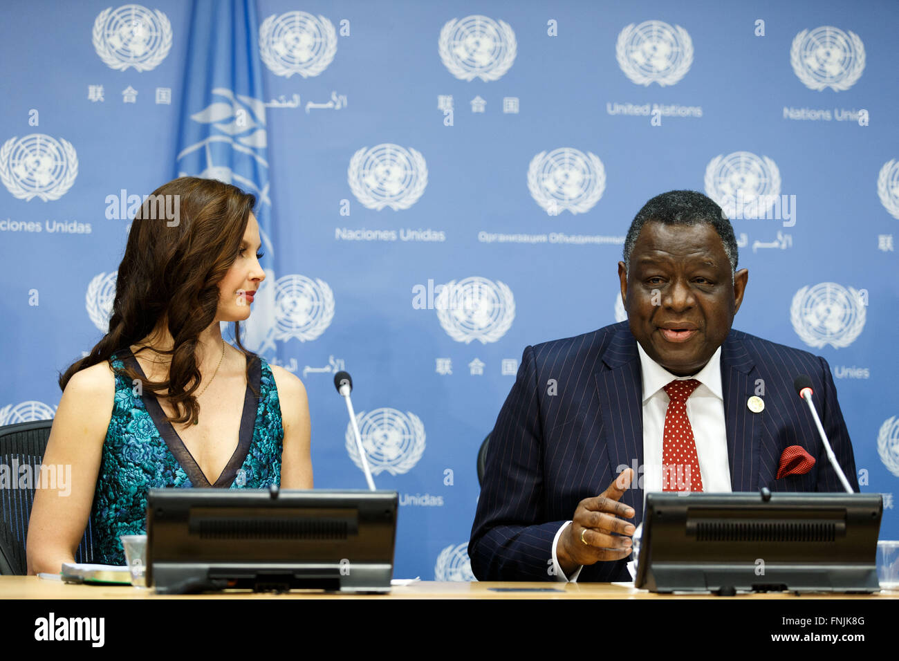 United Nations, UN headquarters in New York. 15th Mar, 2016. Babatunde ...
