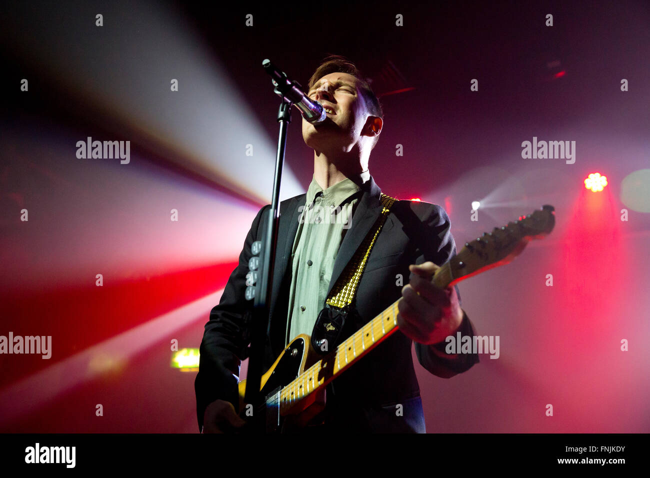 Scala, London, UK. 15th March, 2016. The Feeling - Dan Gillespie Sells ...