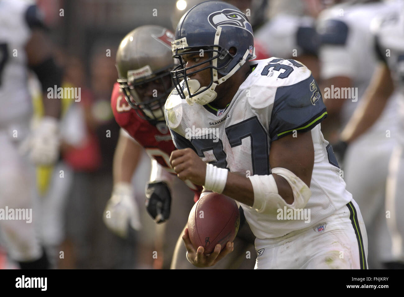 Tampa, Florida, USA. 31st Dec, 2006. Seattle Seahawks running back ...