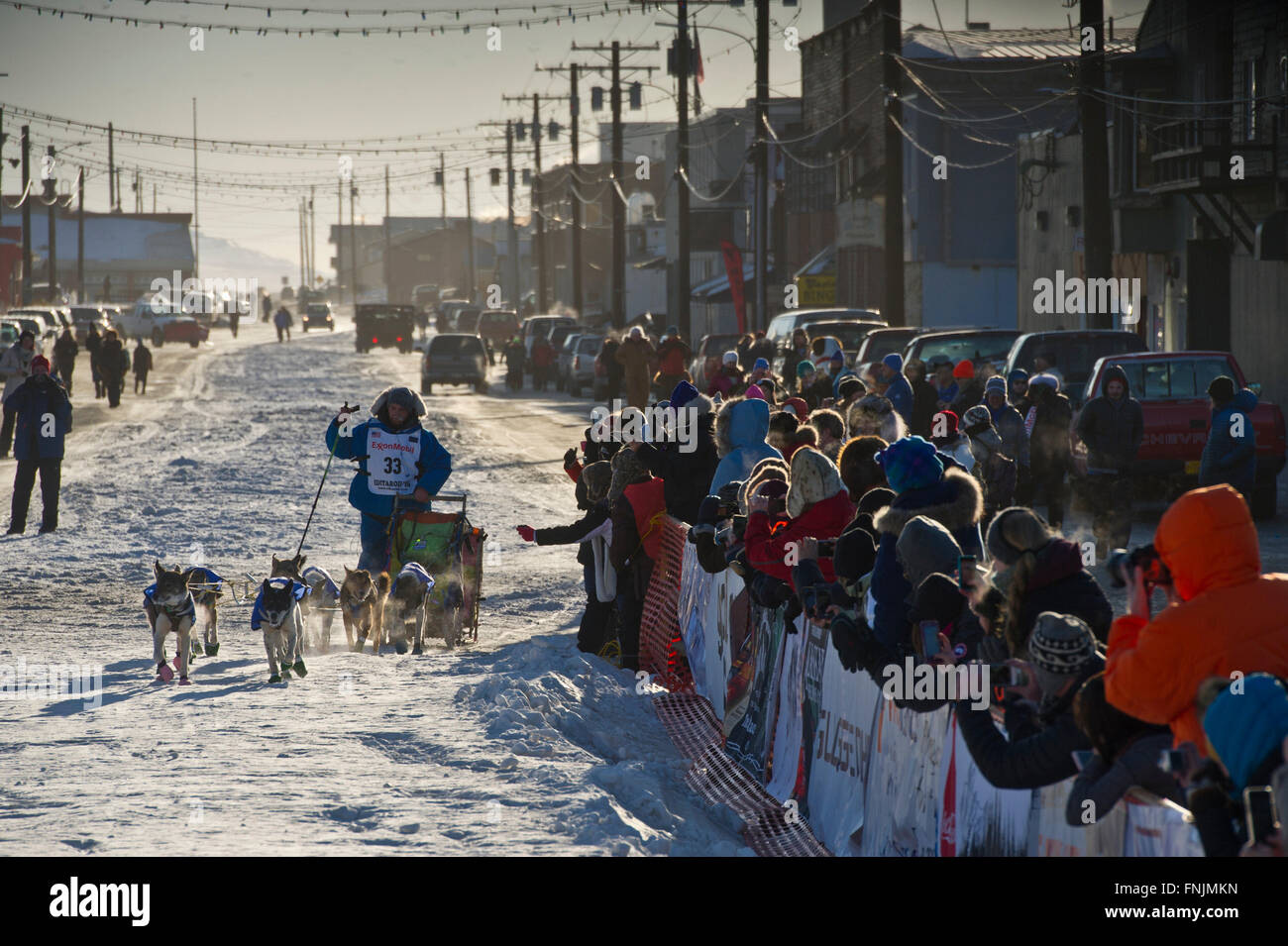 Nome, Alaska, USA. 15th Mar, 2016. Marc Lester/Alaska Dispatch News ...