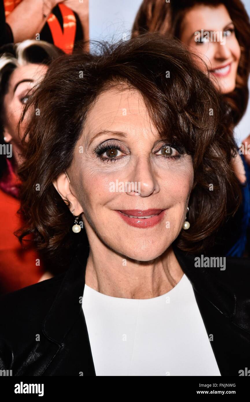 New York, NY, USA. 15th Mar, 2016. Andrea Martin at arrivals for MY BIG ...