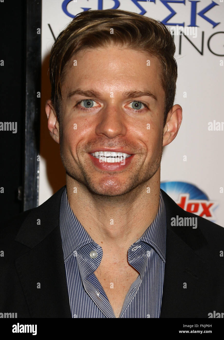 New York, USA. 15th Mar, 2016. Actor HUNTER RYAN attends the World ...