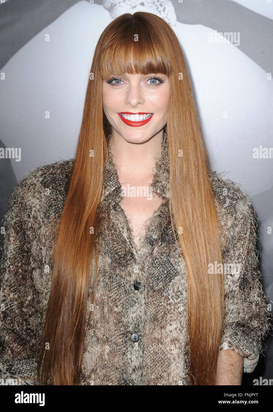Los Angeles, CA, USA. 15th Mar, 2016. Chloe Hurst at arrivals for ...