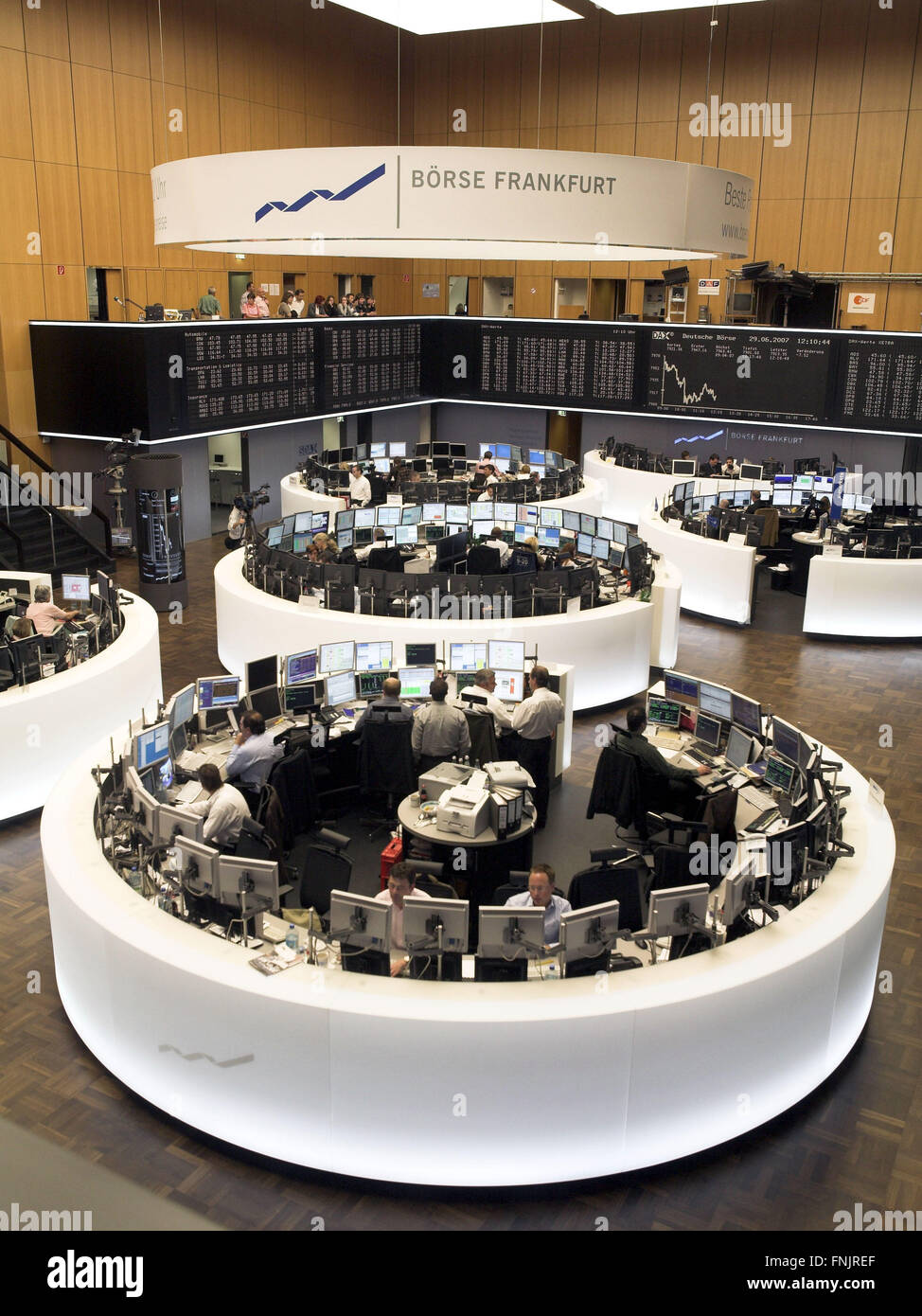 Frankfurt Main, Germany. 29th Sep, 2007. The picture shows the interior ...