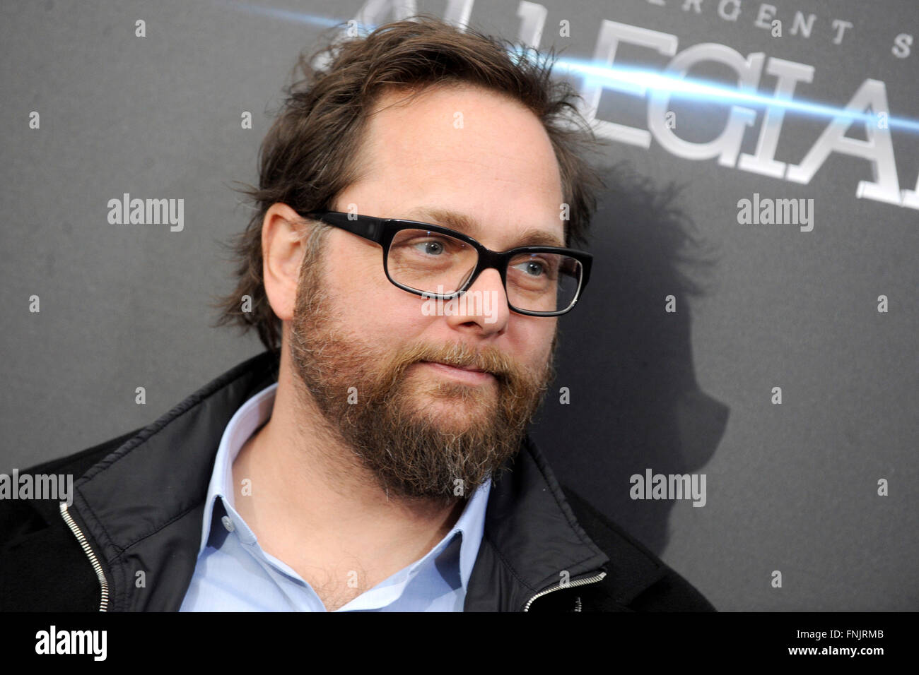 New York City. 14th Mar, 2016. Robert Schwentke attends the 'Allegiant ...