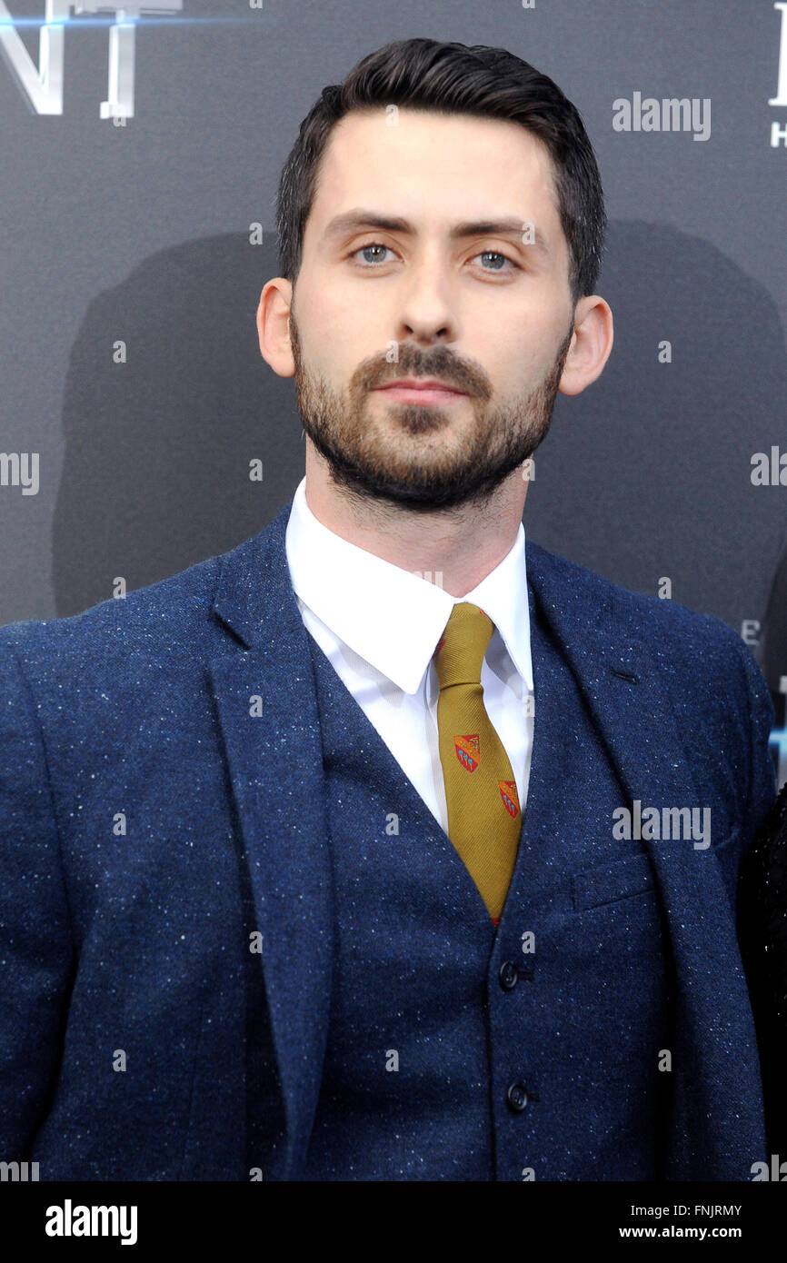 New York City. 14th Mar, 2016. Andy Bean attends the 'Allegiant' New ...