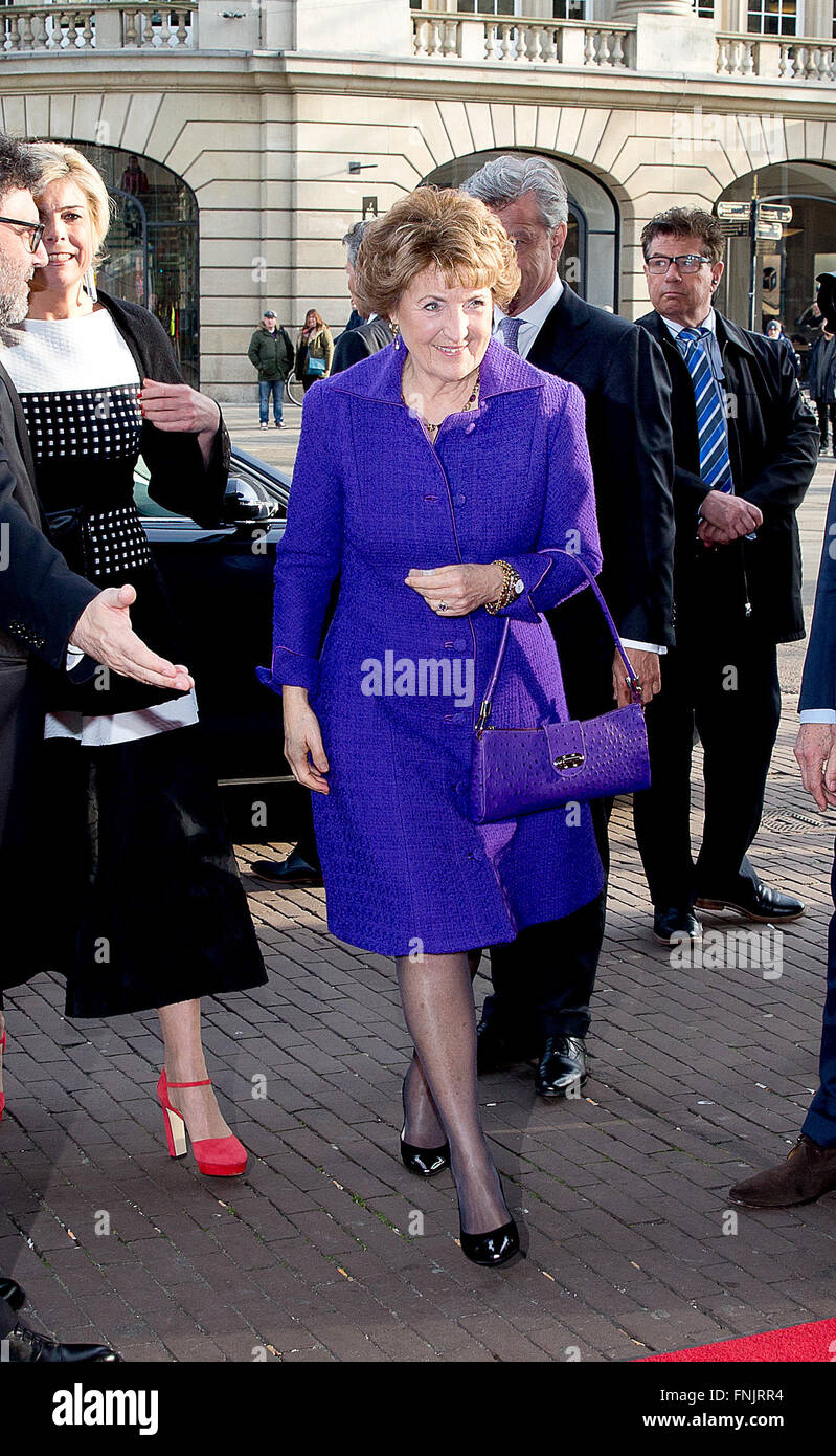 Amsterdam, 15-03-2016 Princess Margriet TRH Princess Margriet, Prince ...