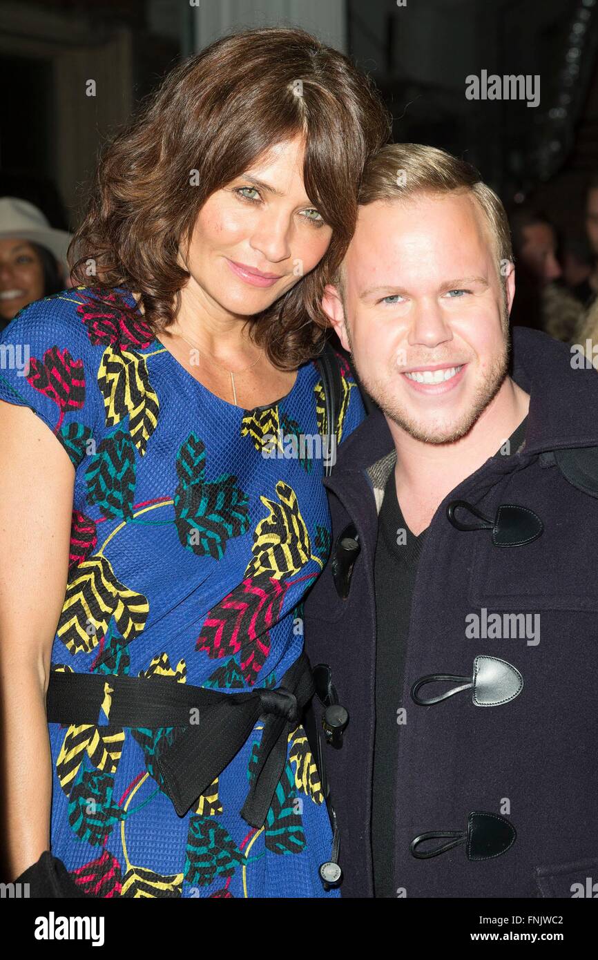 New York, NY, USA. 15th Mar, 2016. Helena Christensen, Andrew Werner at ...