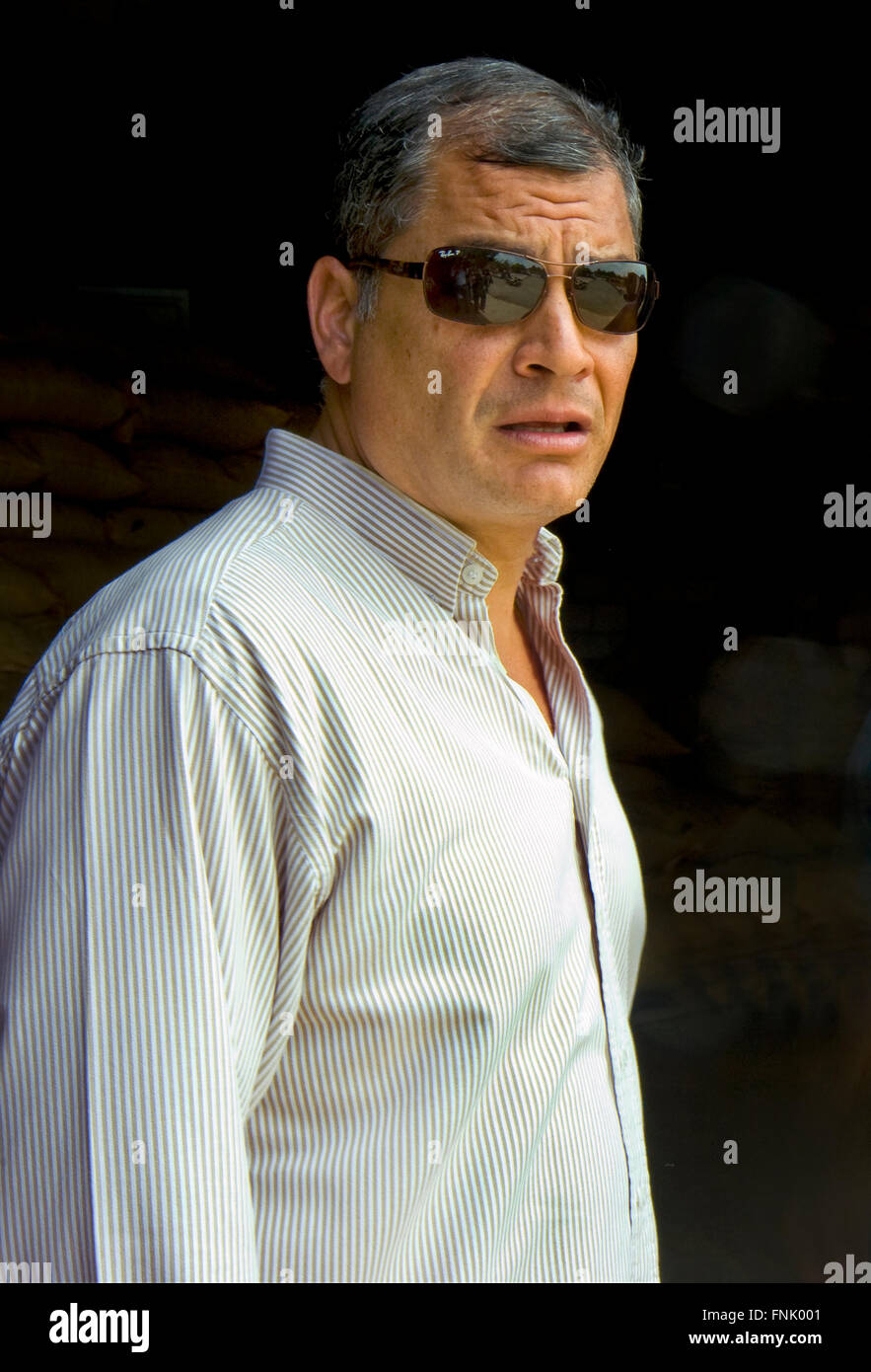 President Correa photographed during the filming of Ecuador: The Royal ...