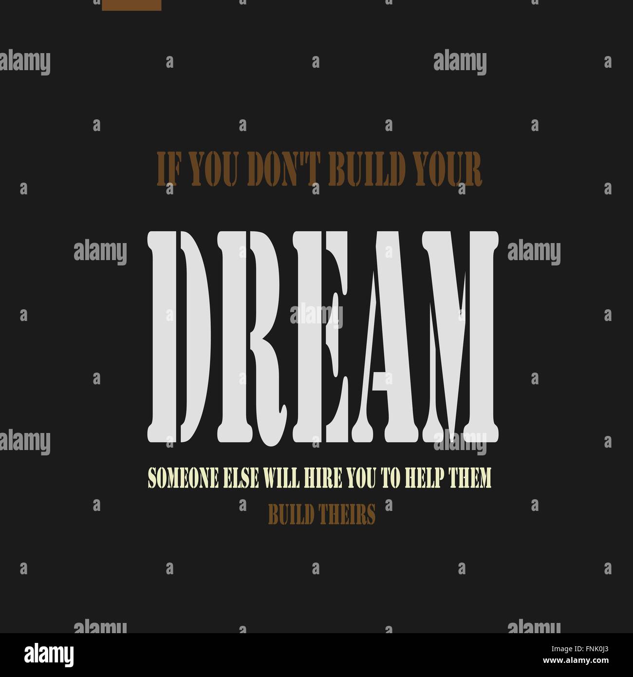 Build and they will come illustration hi-res stock photography and ...