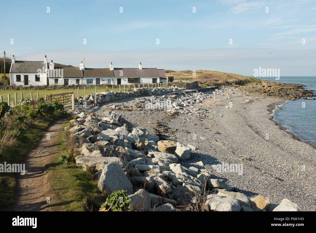 The Beach at Moelfre, Anglesey Stock Photo - Alamy