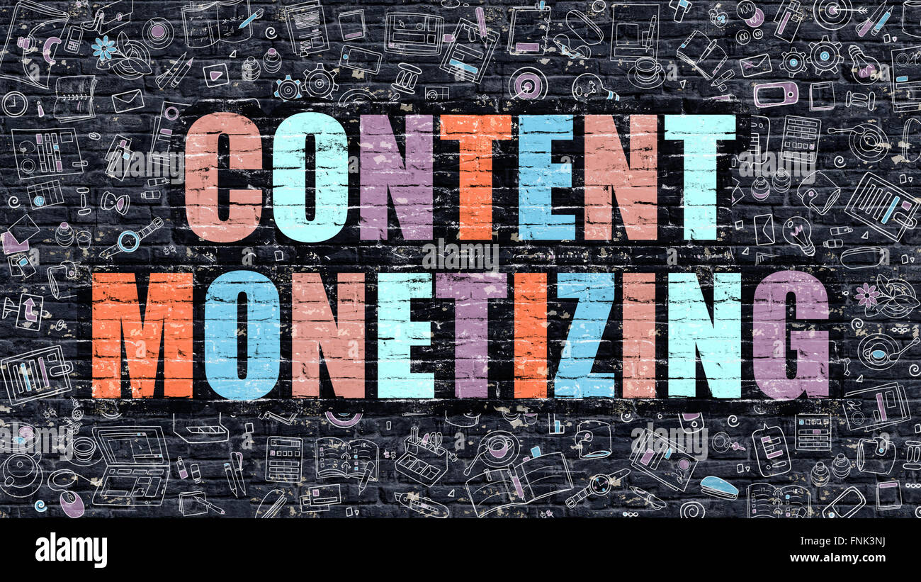 Content monetizing commerce hi-res stock photography and images - Alamy