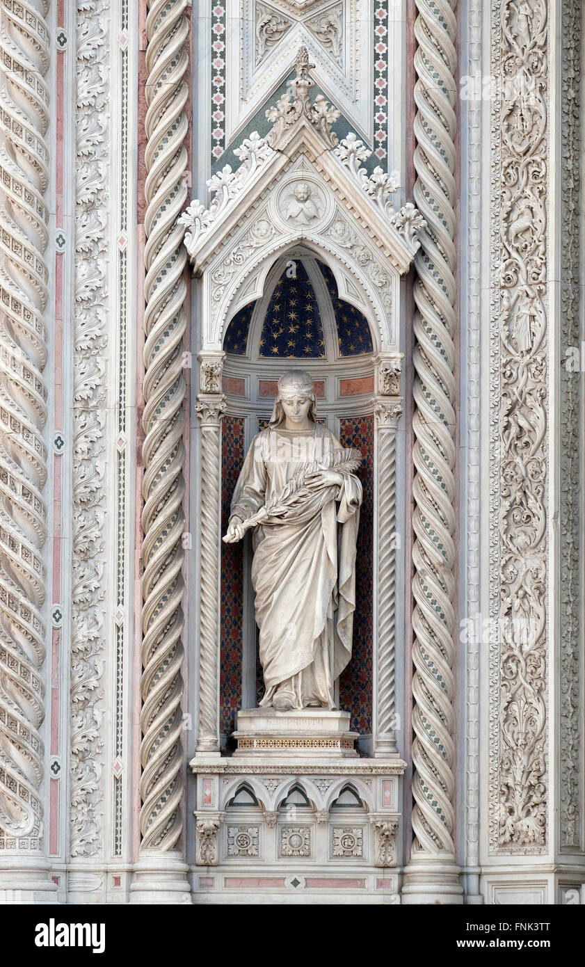 Saint Reparata, Portal of Cattedrale di Santa Maria del Fiore ...