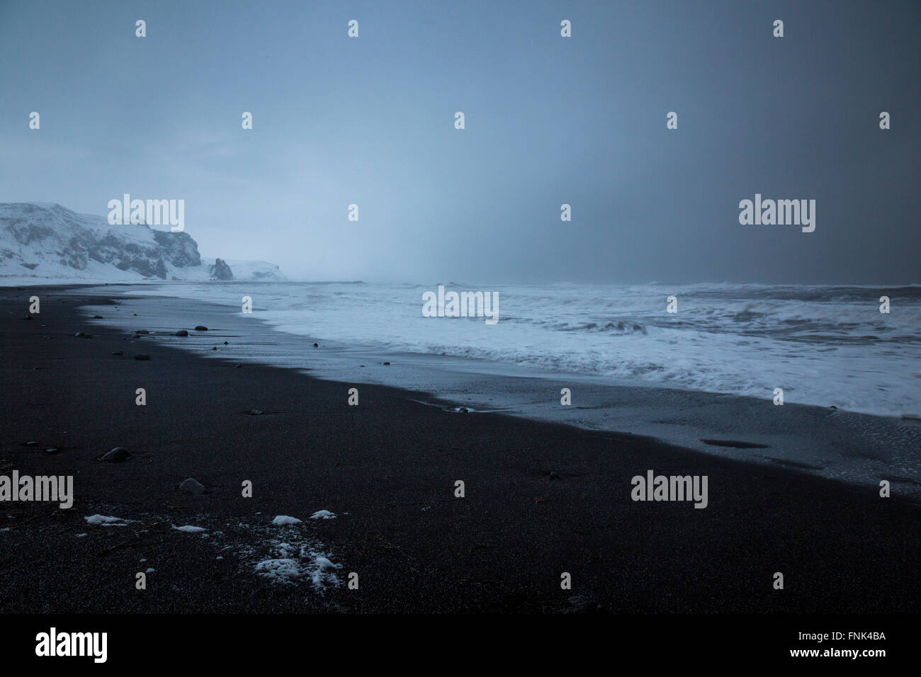 Black beach, Vik i Myrdal, Iceland Stock Photo - Alamy