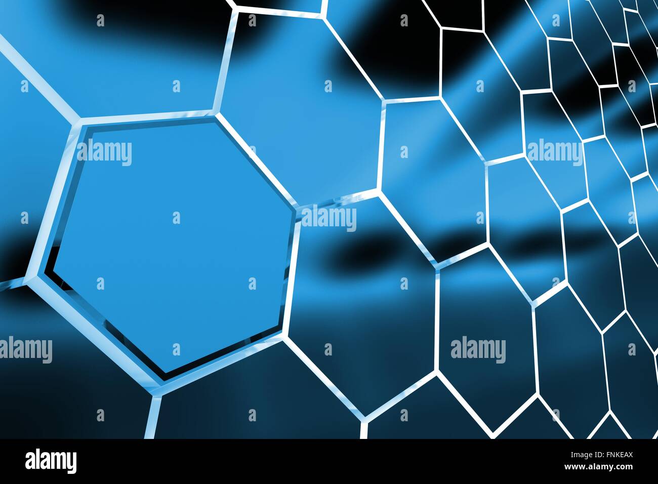 Abstract Metallic Blue Clusters Background 3D Render Illustration Stock ...