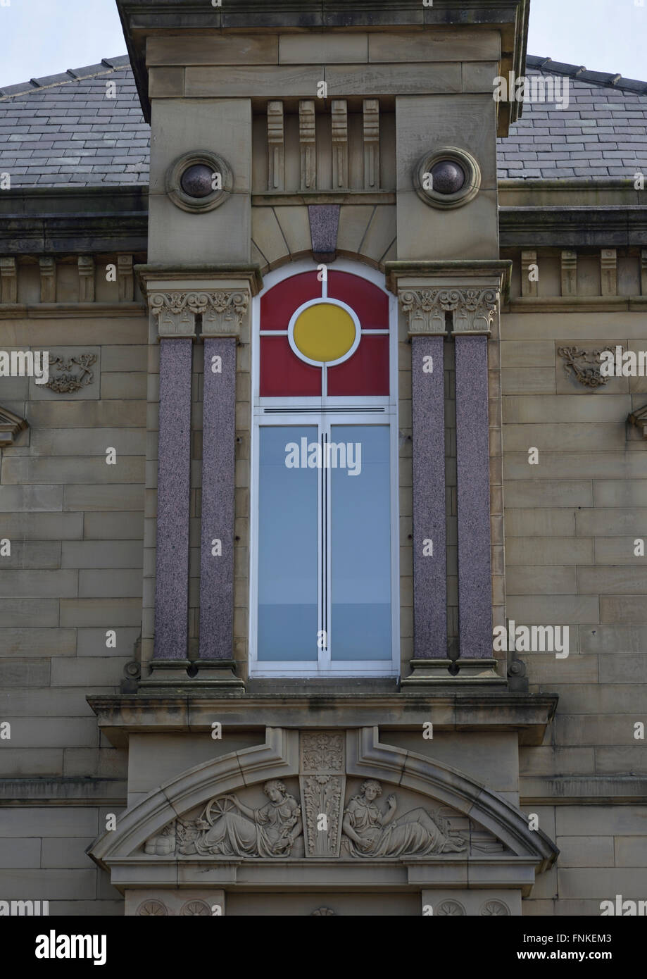 Textile hall bury designed by David Hardman in bury lancashire uk Stock ...