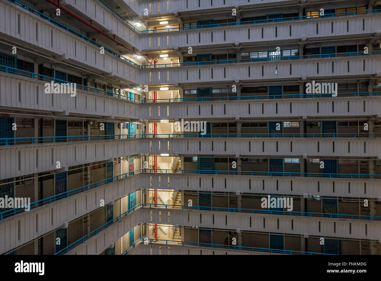 In a square building center look up Stock Photo - Alamy
